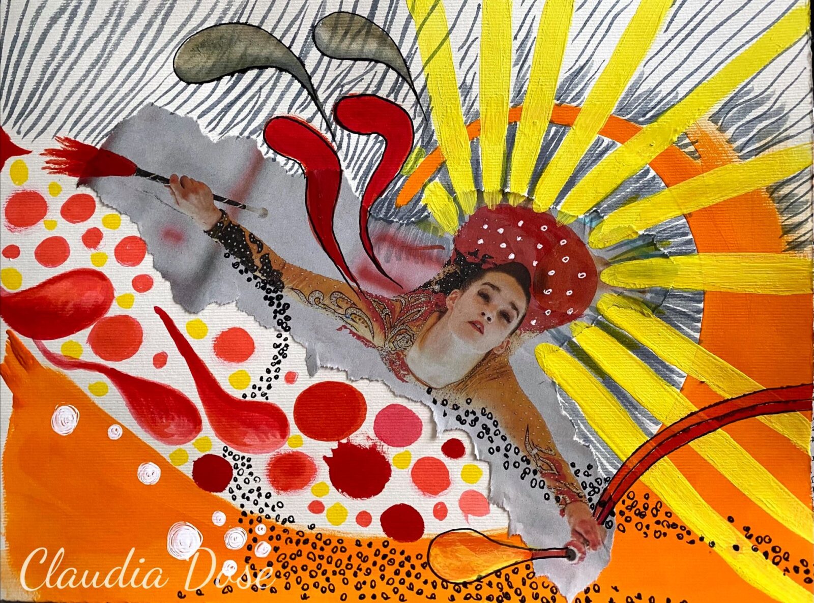 To be alive... doodle collage